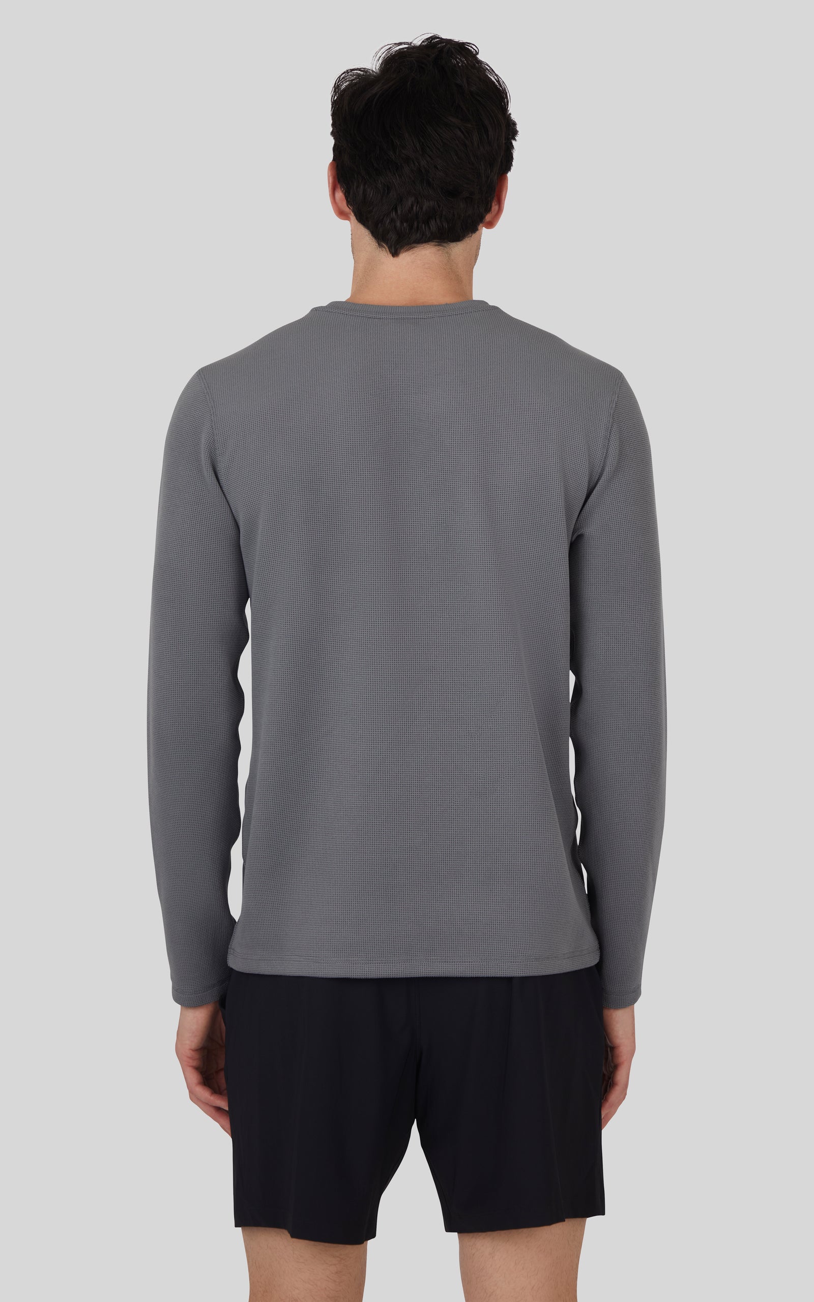 Mens Supreme Hyperlite Waffle Long Sleeve Crew Neck Shirt - LSM92928 ...