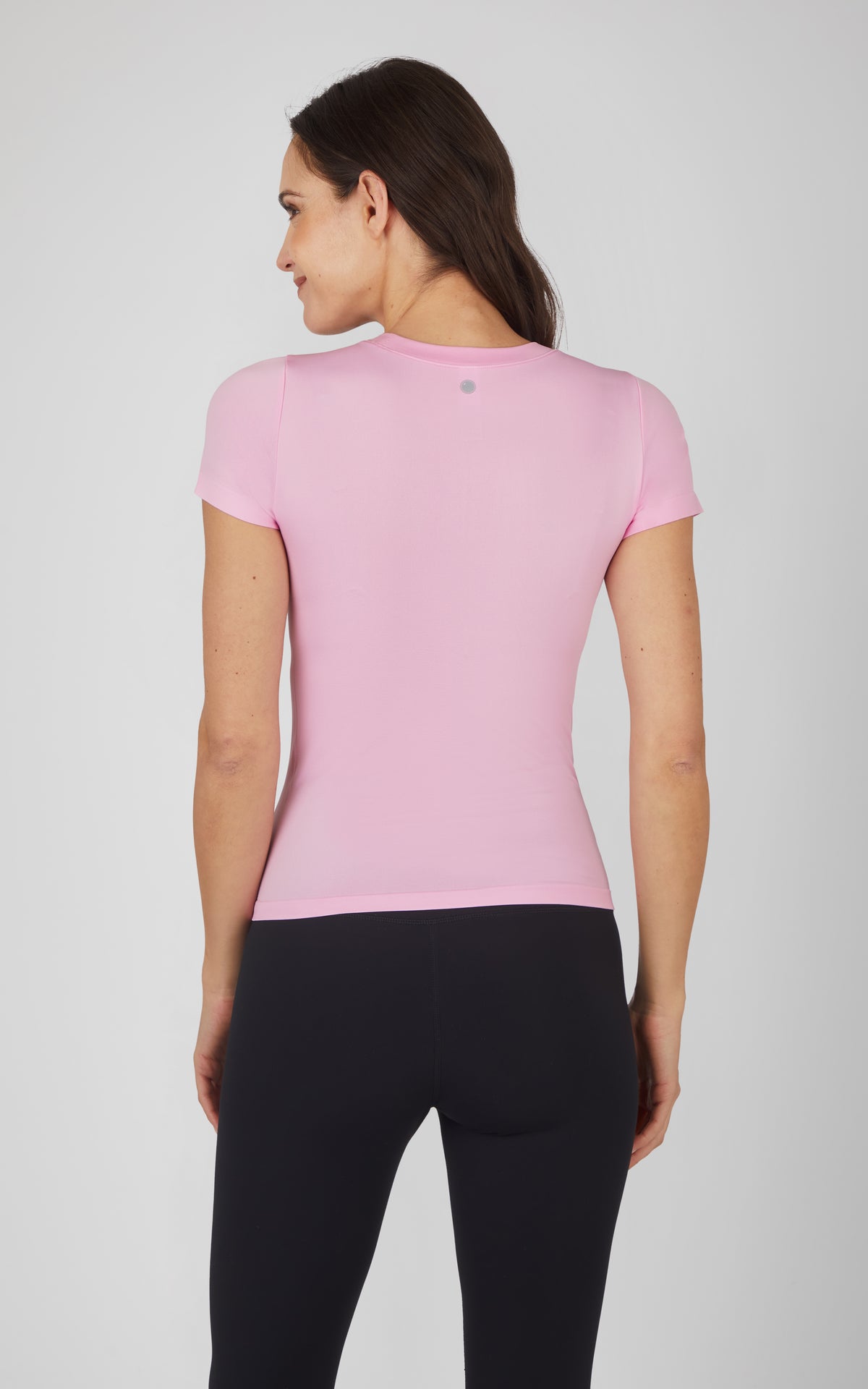 Seamless Miranda Fitted Crew Neck Tee - SLY-1771S-2PK – 90 Degree by Reflex