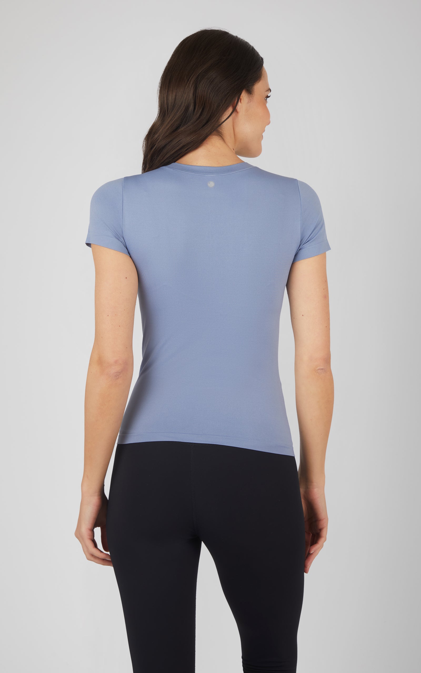 Seamless Miranda Fitted Crew Neck Tee - SLY-1771S-2PK – 90 Degree by Reflex